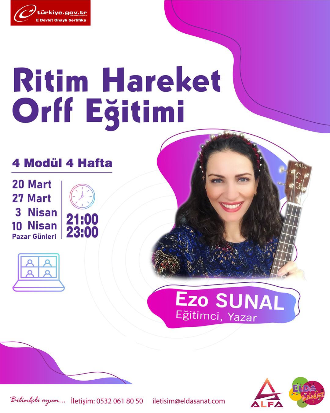 Ezo Sunal Ritim Hareket Orff Eğitimi 20 Mart | Alfa Etkinlik